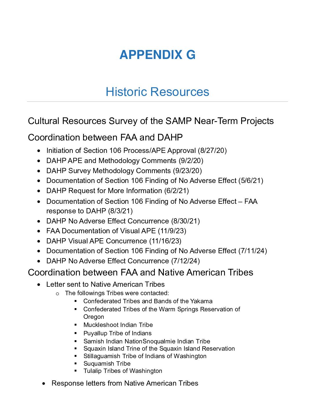 Appendix G Historic Resources - Sea-Tac Noise.Info